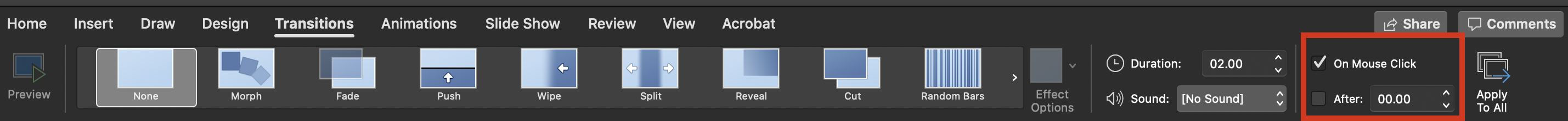 Remove Slide Timings From PowerPoint mac OS Daily Computer Vision
